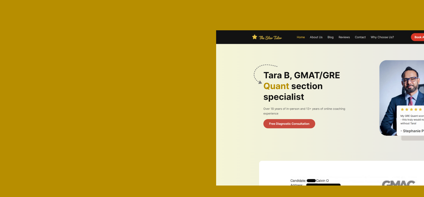 The Star Tutor Website Redesign - The Value Crew